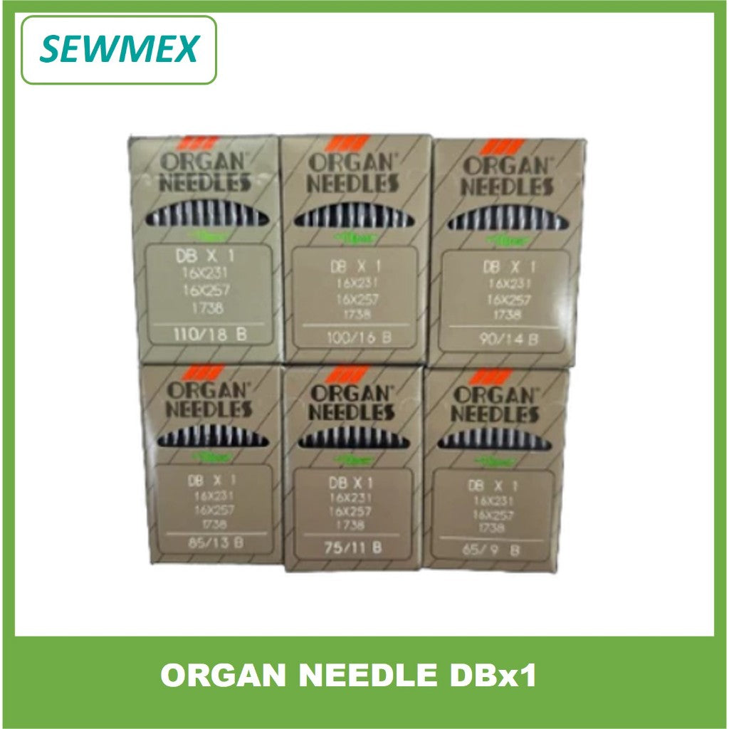 [ORIGINAL] DBX1 Jarum Mesin Jahit Lurus Industri/ Organ Needles Indust – bestsewingworld